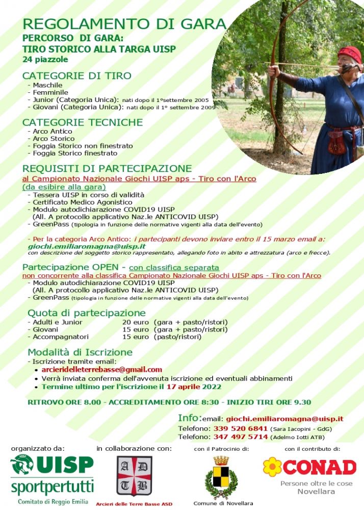 UISP - Emilia-Romagna - Al via il secondo Campionato Regionale di tiro alla targa con l’arco ...